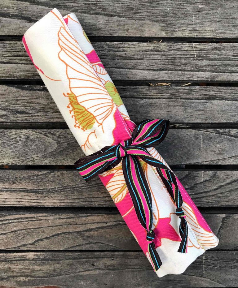 How to Sew a Simple and Inexpensive Utensil Roll - Zero-Waste Chef