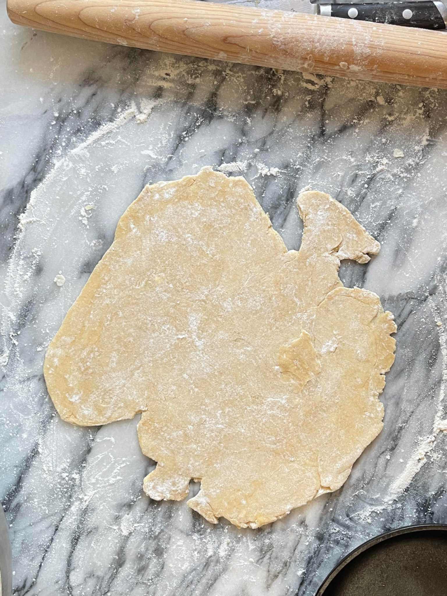 No Waste Whole Wheat Pastry for One 9-Inch Crust - Zero-Waste Chef