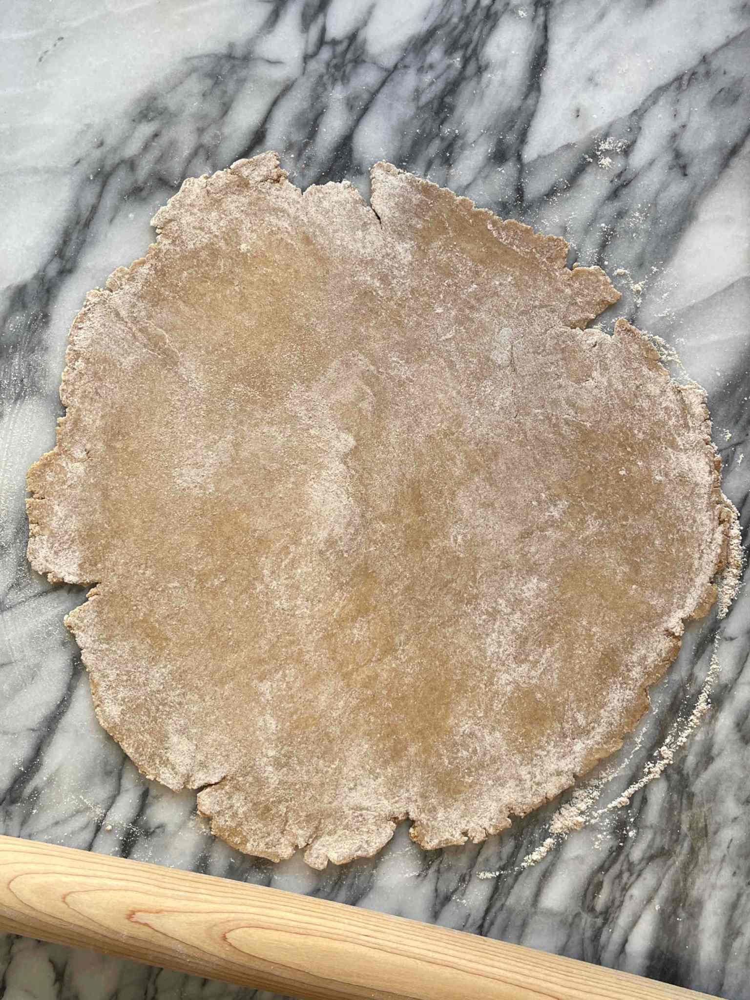 No Waste Whole Wheat Pastry for One 9-Inch Crust - Zero-Waste Chef