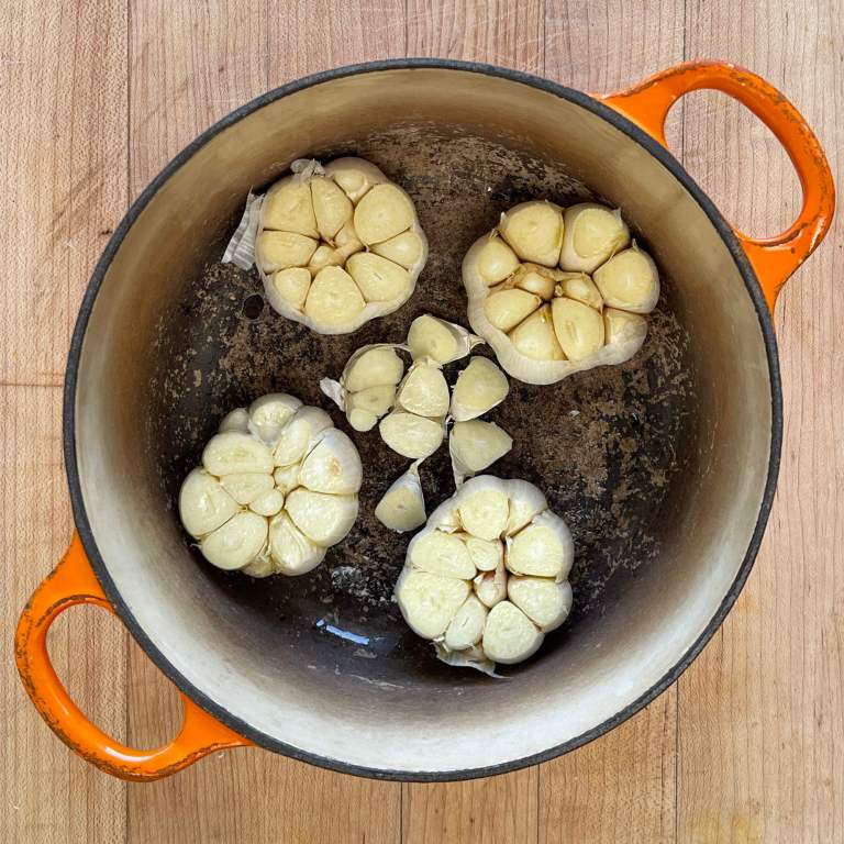 How to Roast Whole Garlic Without Tinfoil - Zero-Waste Chef