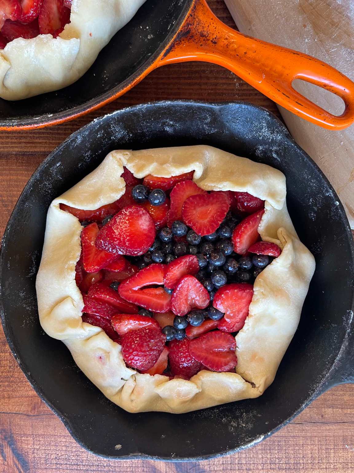 MK's Waste Free Strawberry Blueberry Galette with Semolina Pastry ...