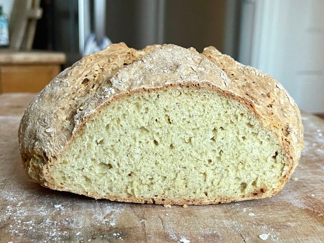 01.01.24 vegan soda bread crumb shot - Zero-Waste Chef