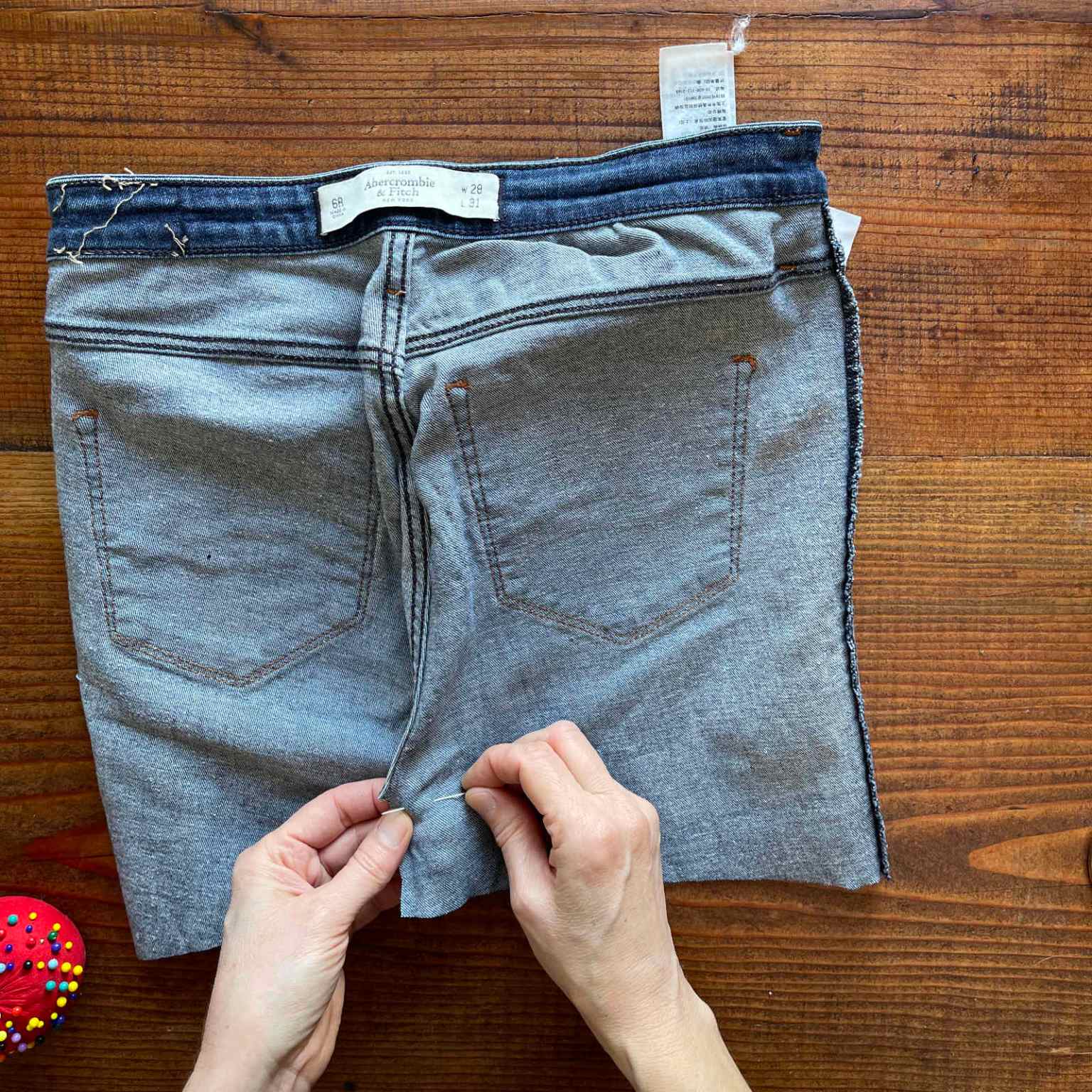How to Turn Old Jeans into an Awesome Denim Bag - Zero-Waste Chef