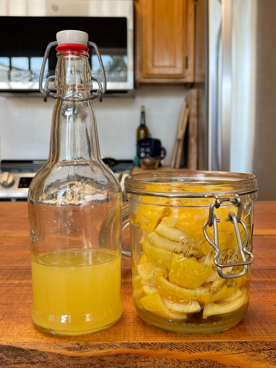 Frugal, No Cook, Lazy Lemon Syrup Made From Rinds - Zero-Waste Chef