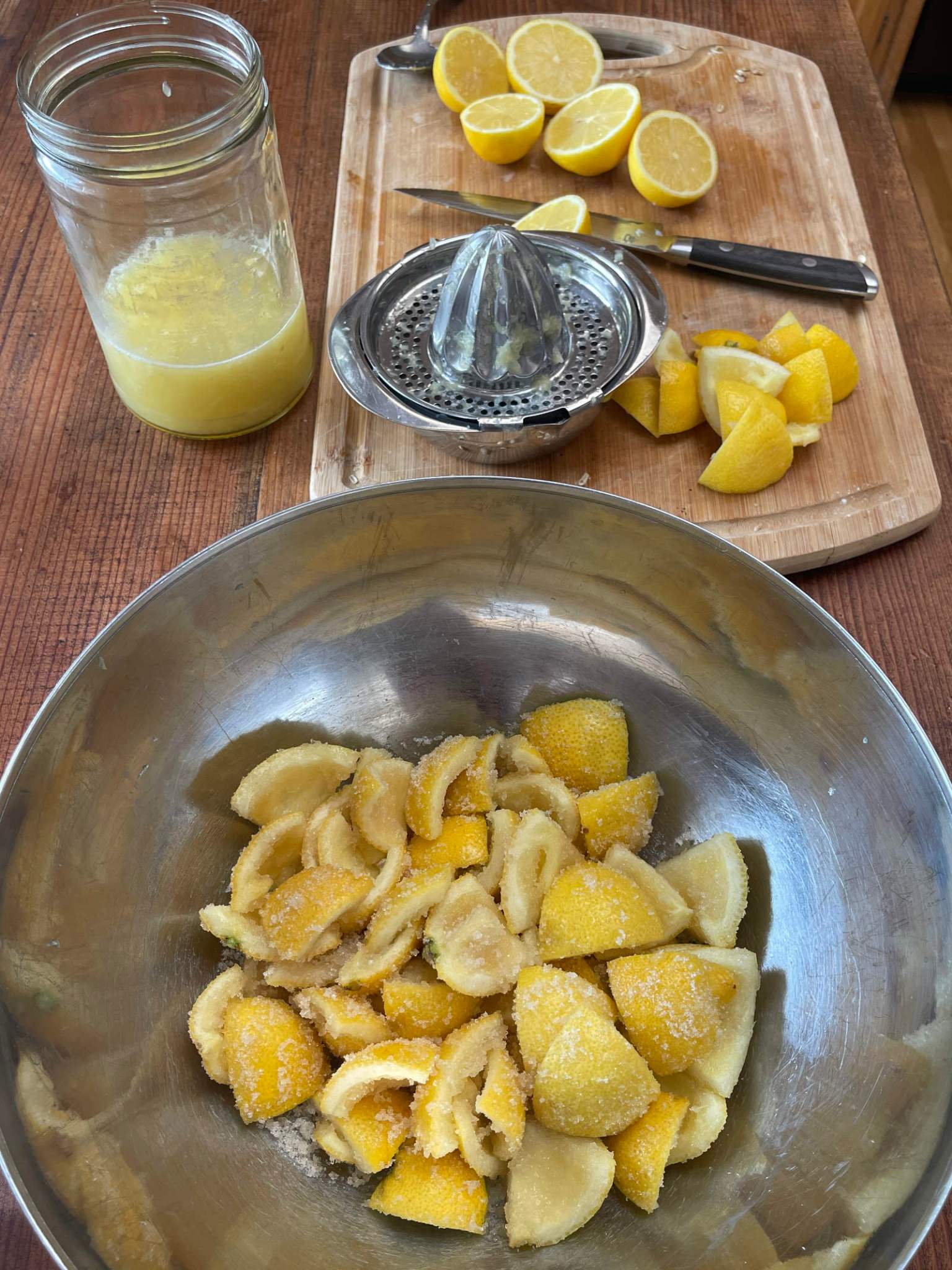 Frugal, No Cook, Lazy Lemon Syrup Made From Rinds - Zero-Waste Chef